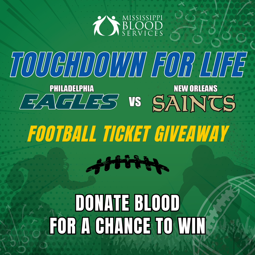 Touchdown for Life Football Ticket Giveaway for Eagles vs. Saints!